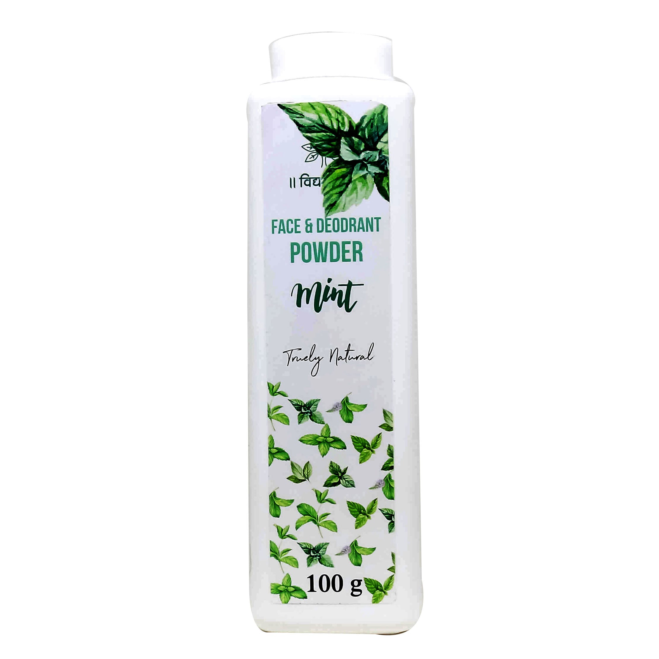 Buy 100% Natural Mint Face & Deodorant Powder | Vidhyanjali